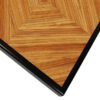 Diamond Box Pattern Zebrawood Veneer - Table Designs