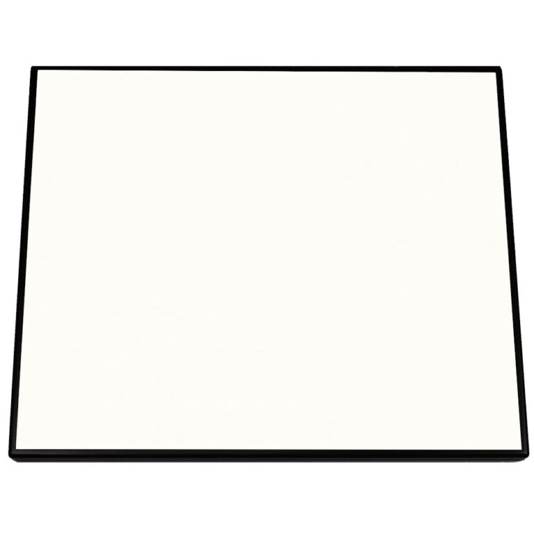 Corian Glacier White with Corian Deep Nocturne Edge Solid Surface Table ...