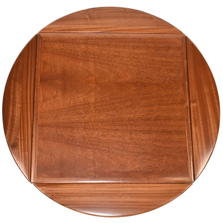 Mahogany Veneer with Mahogany Wood Edge - Table Designs