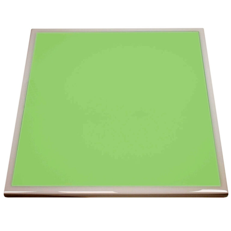 Laminart "Cool Lime" Vellum Finish Laminate with White Painted Maple ...