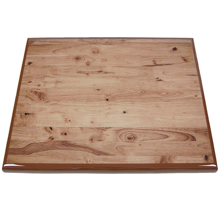 Digitally Printed Wood Table with Painted Edge - Table Designs