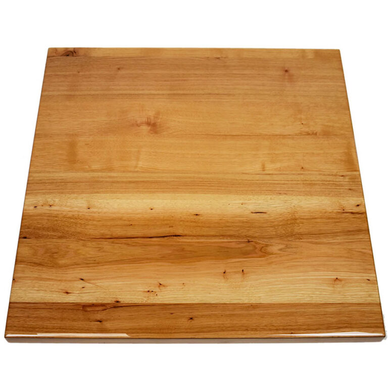 Hickory Veneer Table Top with Self Edge - Table Designs