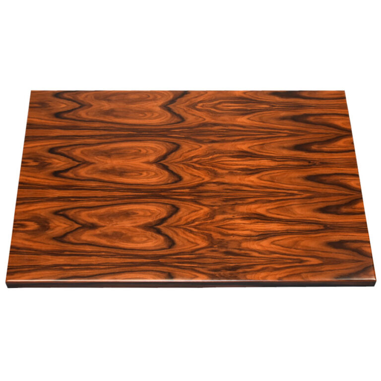 Santos Rosewood Veneer Self Edge - Table Designs