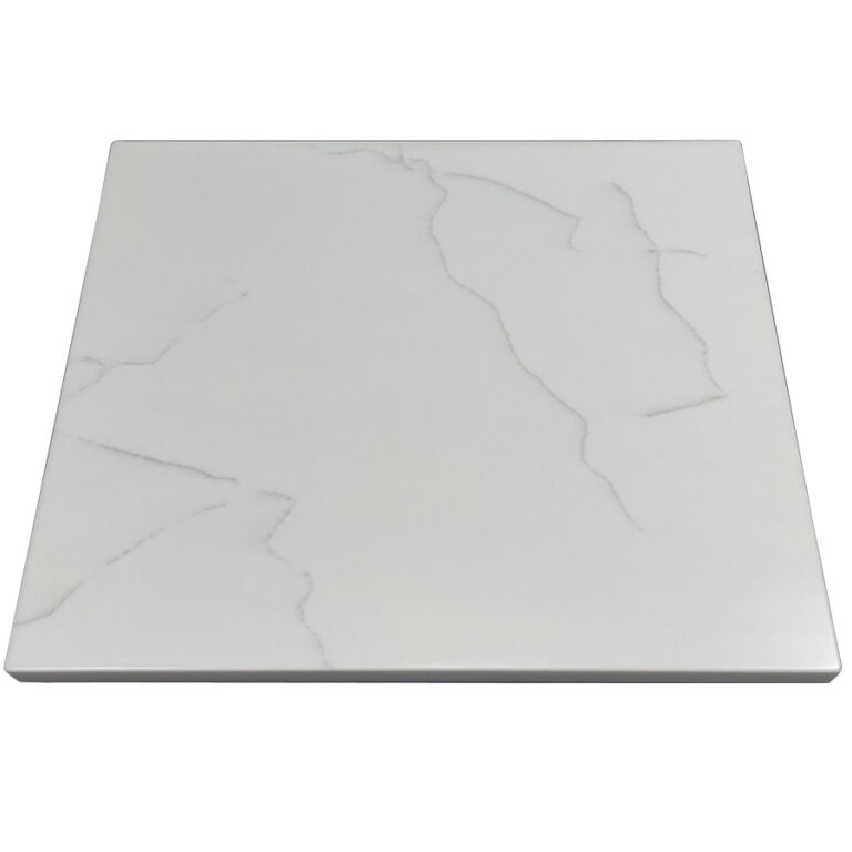 Staron Morning Sky Solid Surface with Ogee Edge Profile - Table Designs