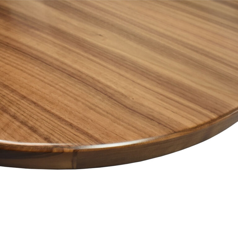 Walnut Veneer Overlay with Beveled Walnut Wood Edge - Table Designs