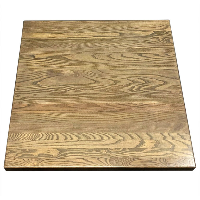 1.75” Ash Plank Top with Custom Stain to Match Formica “Bleached Legno ...