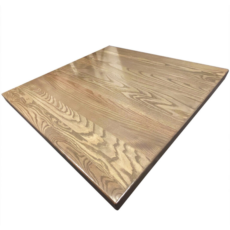 1.75” Ash Plank Top with Custom Stain to Match Formica “Bleached Legno ...