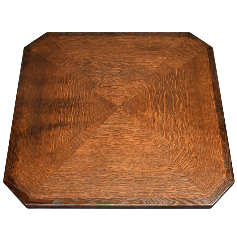 Rift Cut Red Oak Veneer Inlay in Custom Pattern and Red Oak Wood Edge ...