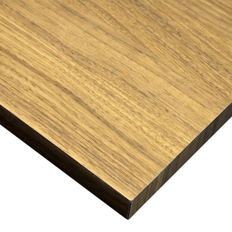 Wilsonart “Sap Walnut” Laminate Self-Edge - Table Designs