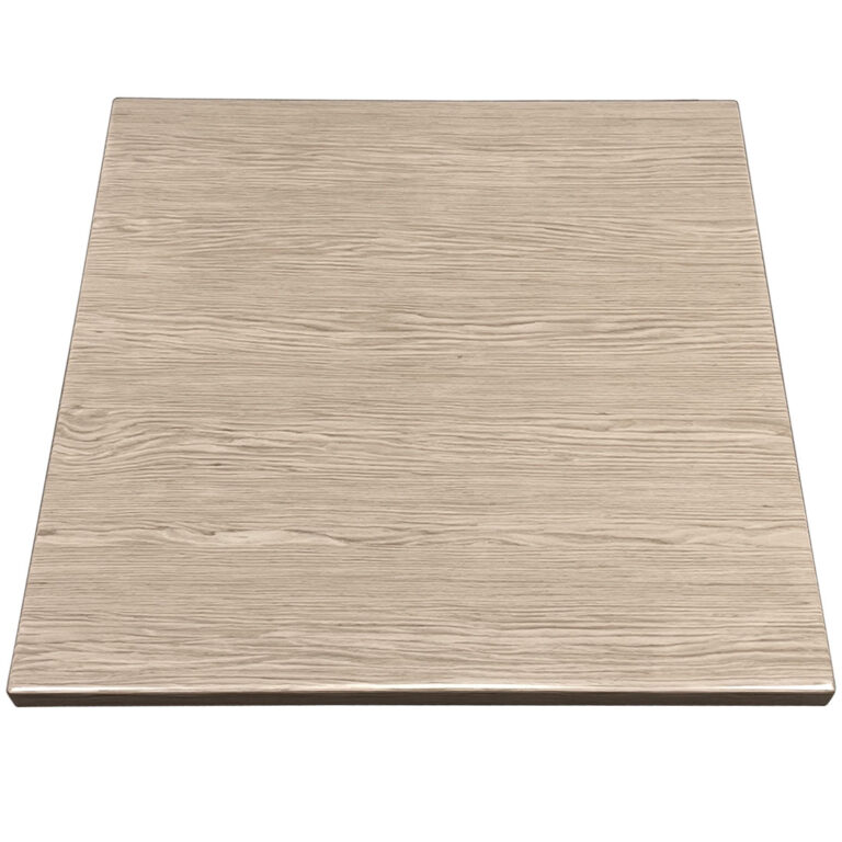 Brookline “Silver Grey Oak” Veneer Self-Edge - Table Designs