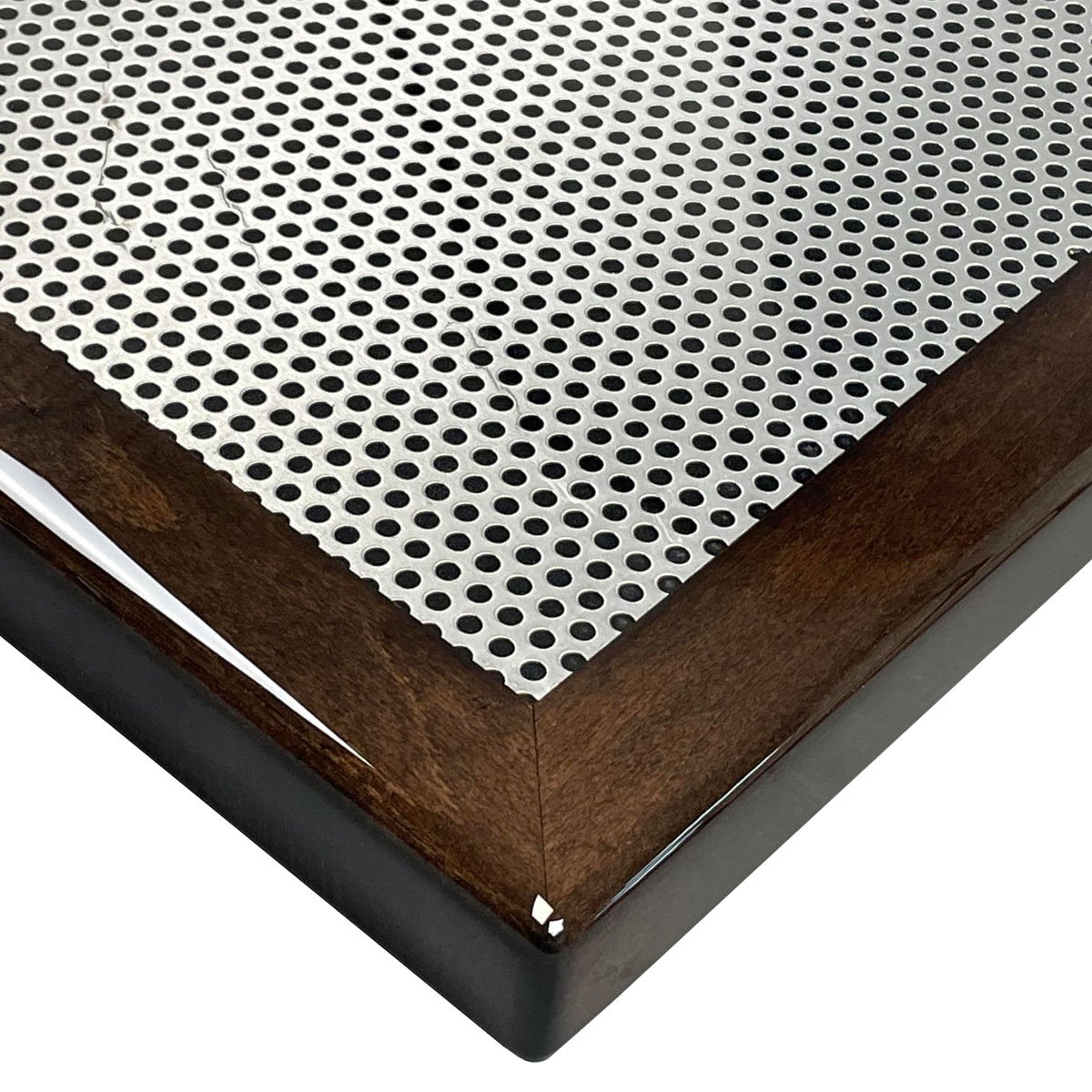 McNichols Aluminum Round Hole Inlay with Stained Maple Wood Edge ...