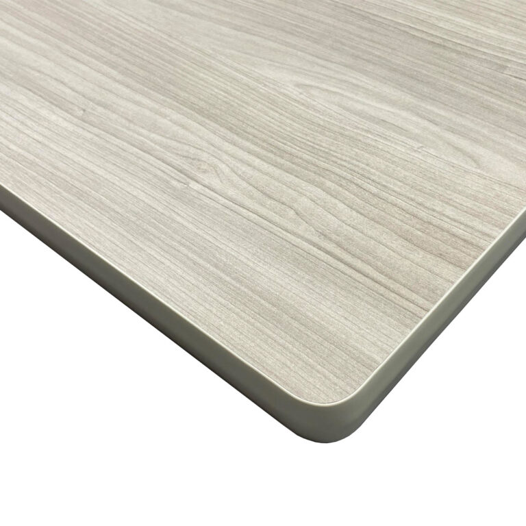Wilsonart “Daintree” Laminate with Putty Grey T-Mold - Table Designs