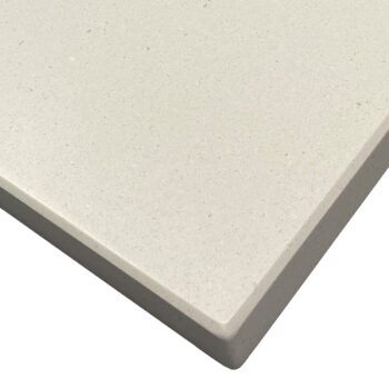 Corian Solid Surface in Color Canvas with 1/4 Beveled Edge - Table Designs