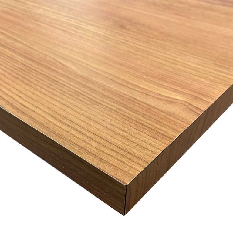 Wilsonart River Cherry Laminate with Matching Laminate Edge - Table Designs