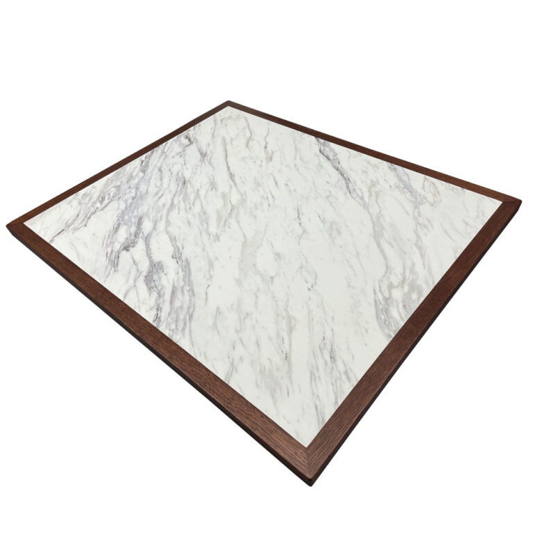 Wilsonart Calcutta Blanc Compact Laminate Inlay with Oakwood Edge ...