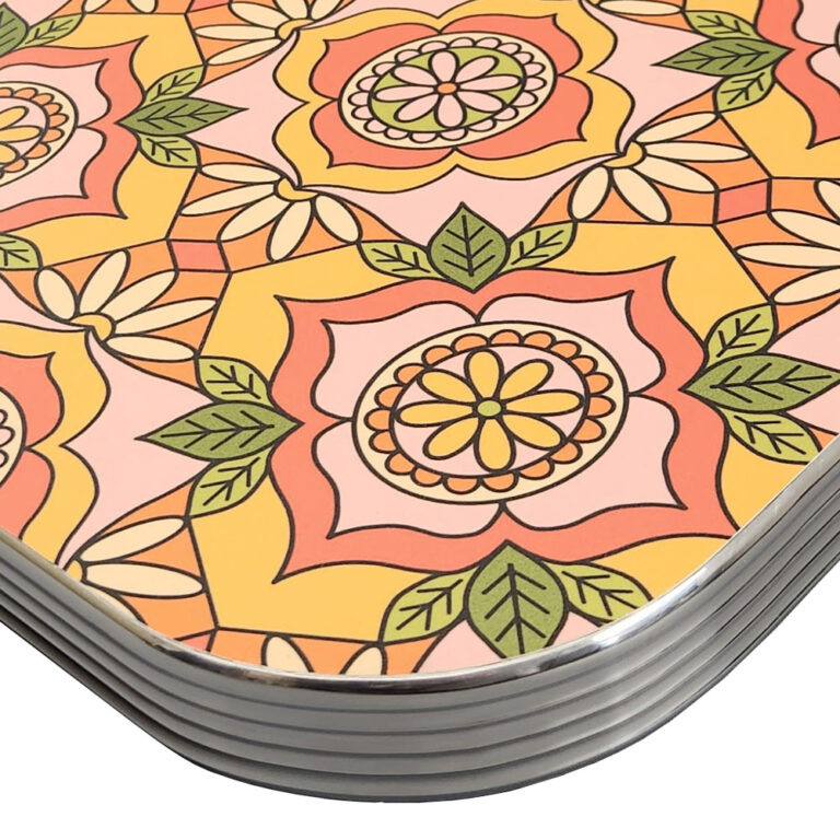 Digitally Printed Laminate with Polished Ribbed Aluminum T-Mold Edge ...