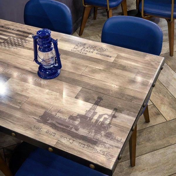 Metal Edges Table Designs