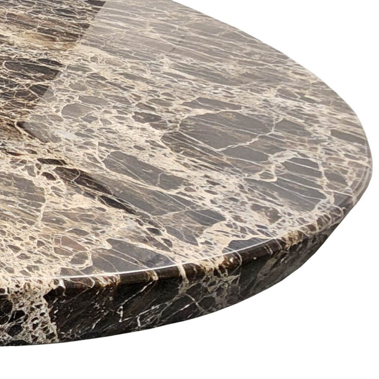 3CM Emperador Brown Marble with Slight Eased Edges - Table Designs