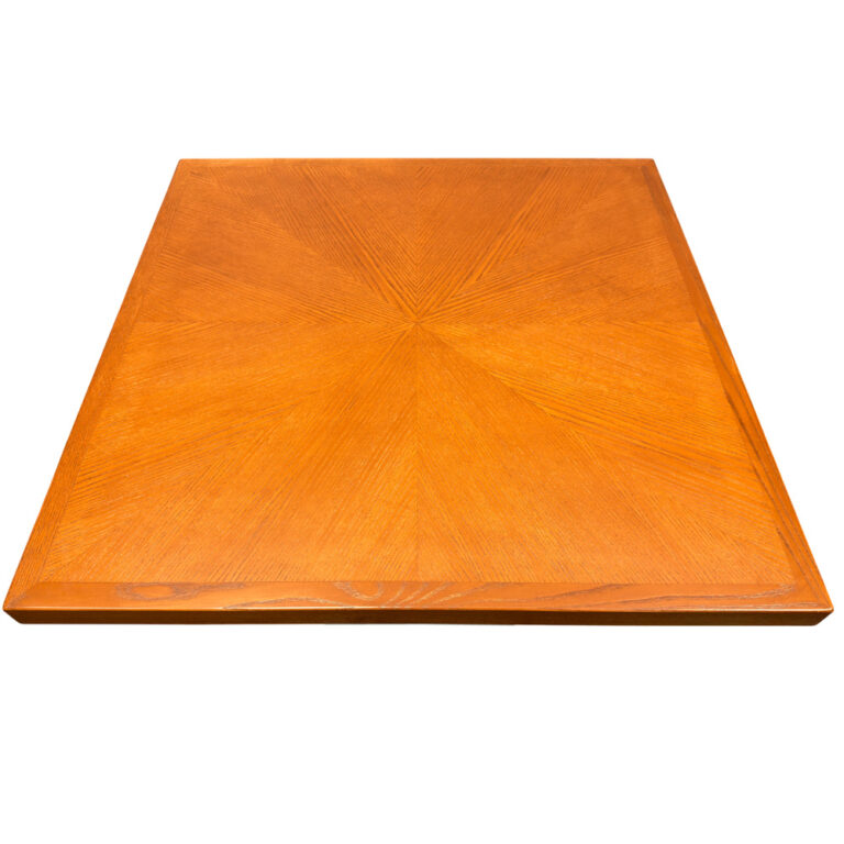 Qtrd Ash Veneer In Sunburst Pattern with Custom Stain - Slight Eased ...