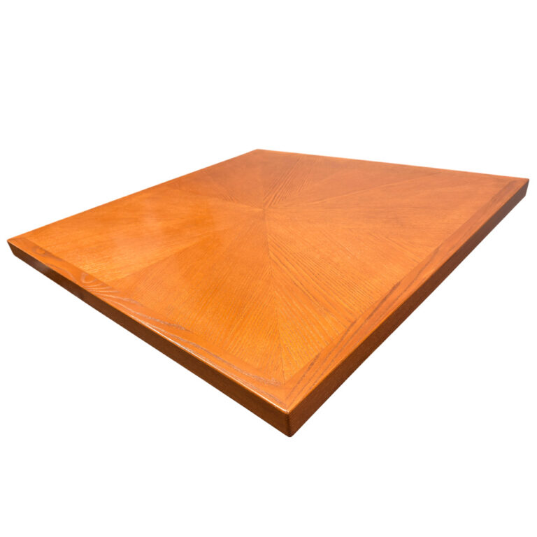 Qtrd Ash Veneer In Sunburst Pattern with Custom Stain - Slight Eased ...